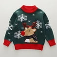 Xmyrz Christmas Baby Sweater Girl Cartoon Print Loose Long Sleeve Skin ...