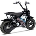 MotoTec 24v 250w Electric Powered Mini Bike Black - Walmart.com