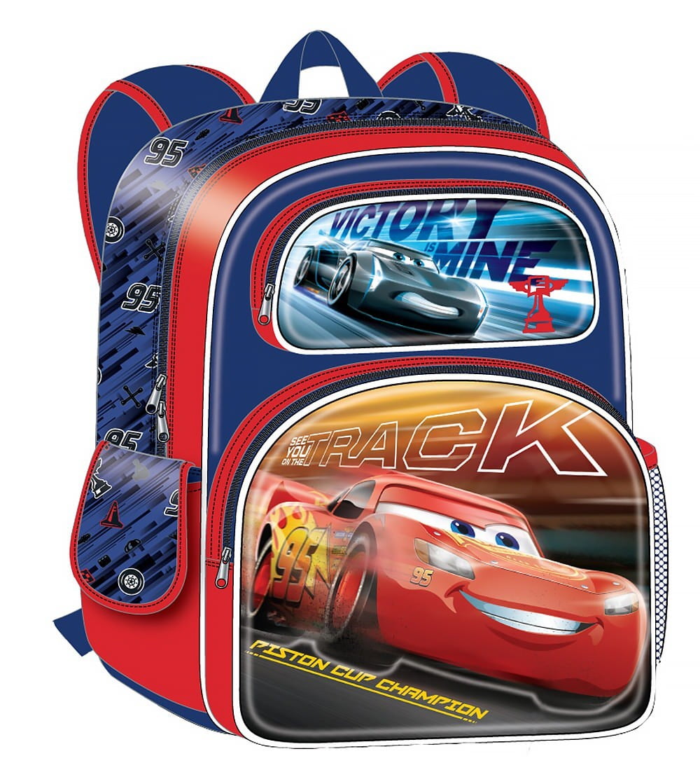 Cars 3 Cars Super Speed Movie 3D 16 Backpack - Walmart.com