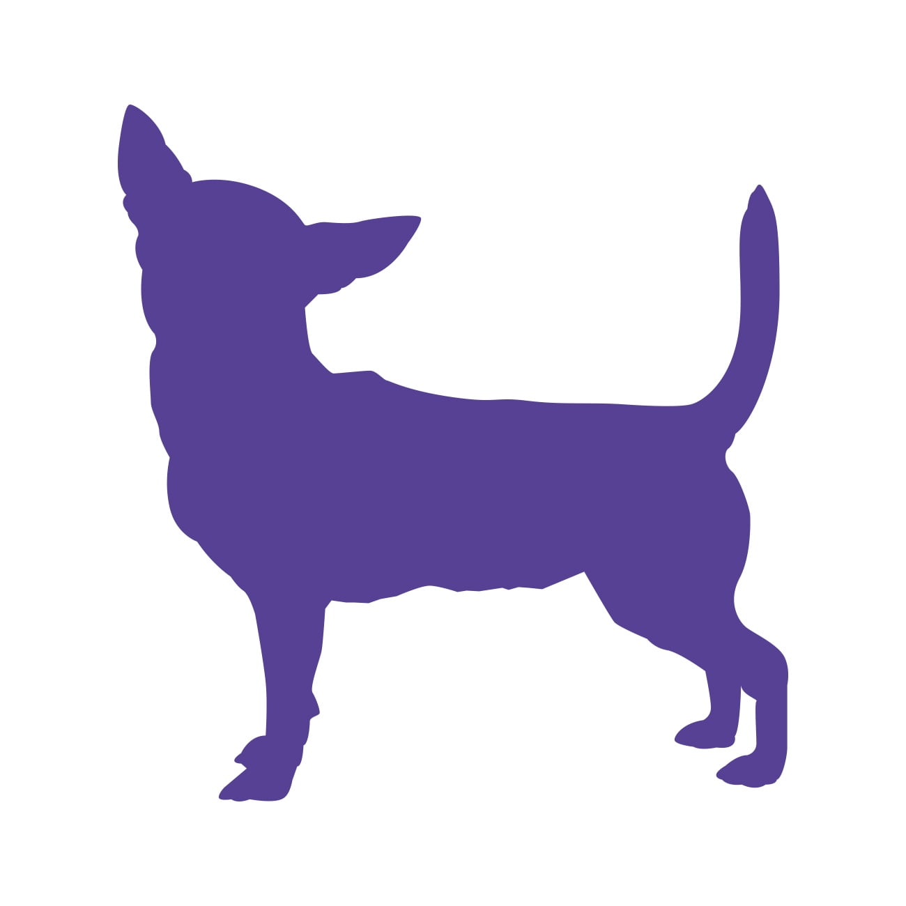 Chihuahua Sticker Decal Die Cut - Self Adhesive Vinyl - Weatherproof ...