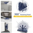 Wall Cleaner Mop with 82" Handle, 360? Rotating Triangle and Microfiber ...