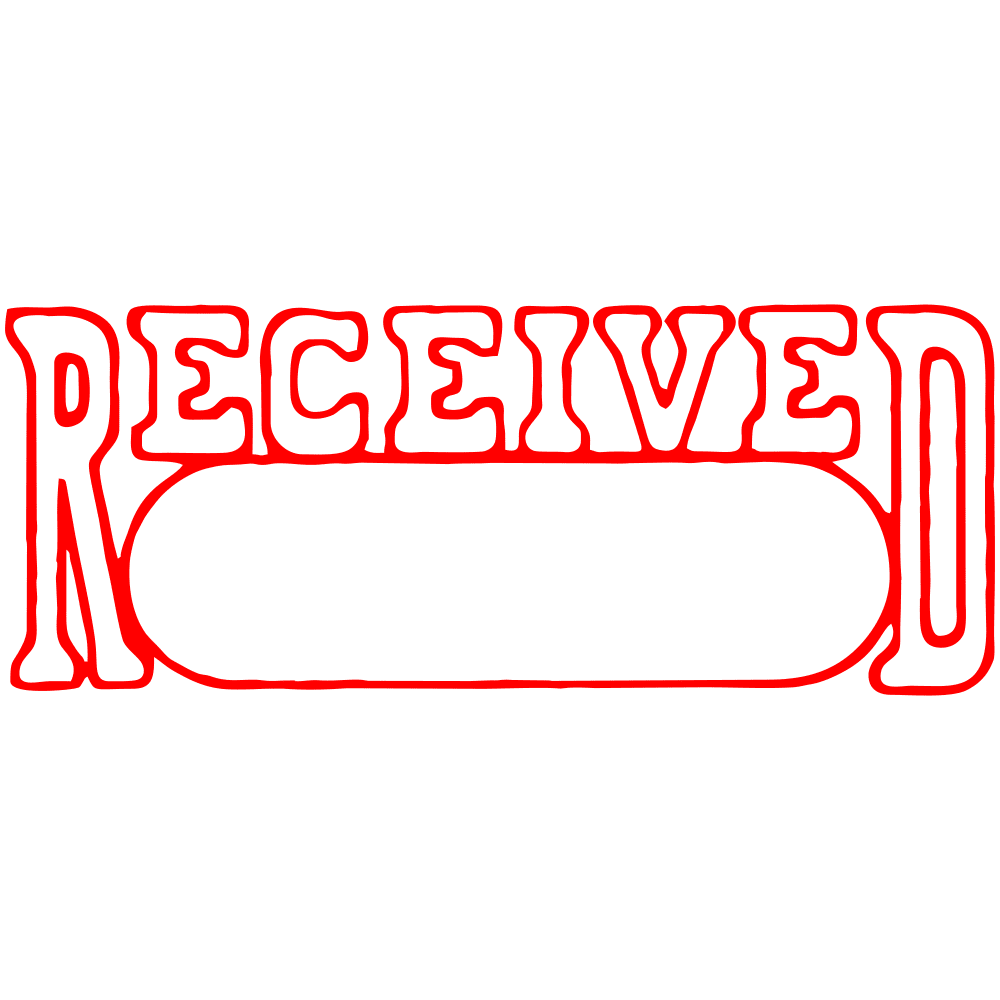 RECEIVED with Box Stock Stamp | Pre-Inked Xstamper - Walmart.com