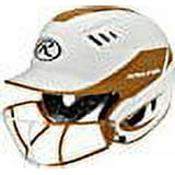 Rawlings Velo Senior 2-Tone Softball Batting Helmet w Faceguard ...