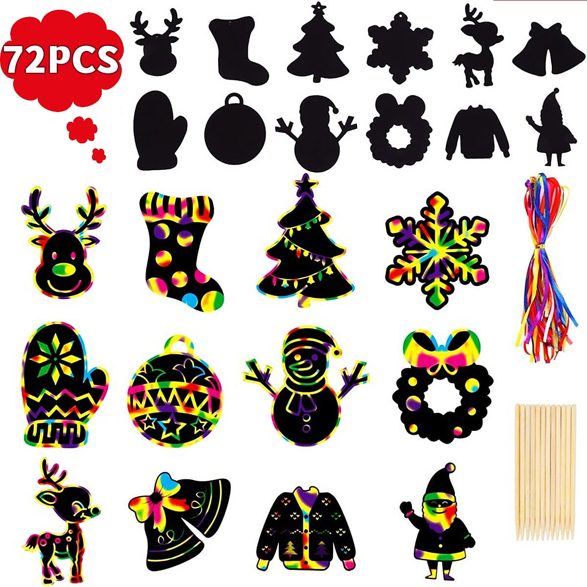 Kabuer Christmas Scratch Craft Arts And Crafts For Kids Christmas Tree kabuer-christmas-scratch-craft-arts-and-crafts-for-kids-christmas-tree