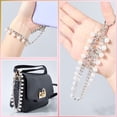 Alloy Rhinestone Shoe Chains with Plastic Pearl and Lobster Claw Clasps ...