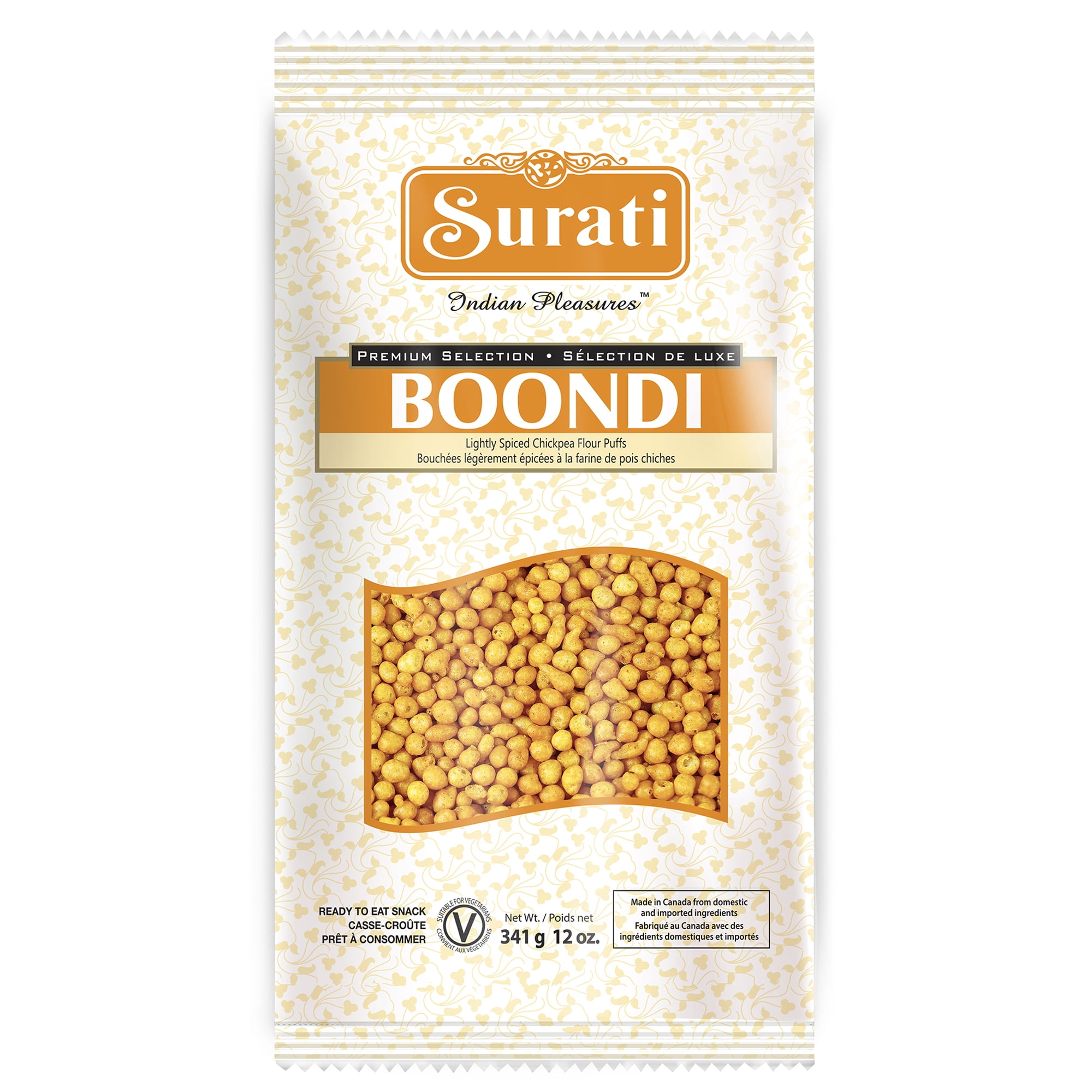 Click here for Surati Indian Pleasures Boondi  341g 341gm prices