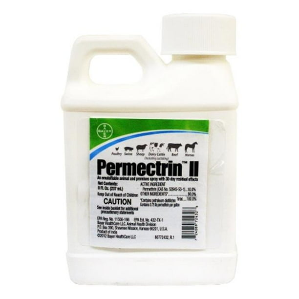 Bayer Permectrin II Animal And Premise Insecticide Concentrate ...
