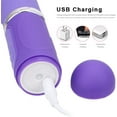Telescopic Rabbit Vibrator Sex Toys For Woman Av Wand 36 Speed Dildo
