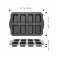 ACDANC 2026 New Mini Baking Pans 8 Cup Muffin Oven Loaf Tins Rectangle ...