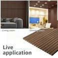 Art3d 4-Piece 3D Fluted Acoustic Wood Wall Panels，Sound Absorbing Decor ...