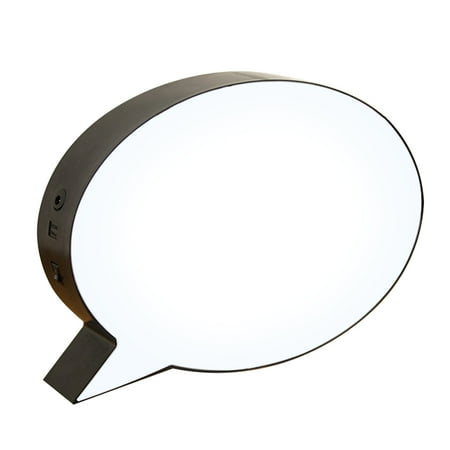 Creative LED Message Handwriting Letter Light Box Speech Bubble Message ...