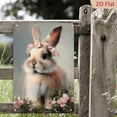 2D Flat Vintage Metal Sign - Funny Easter Decoration, Rustic Sign for ...