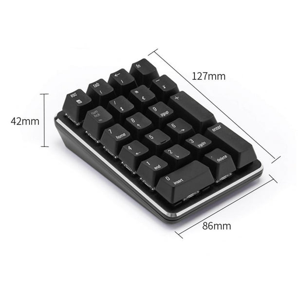 kurtrusly Mini Smart 2.4G 21 Keys Numpad Gaming number pad numpad ...