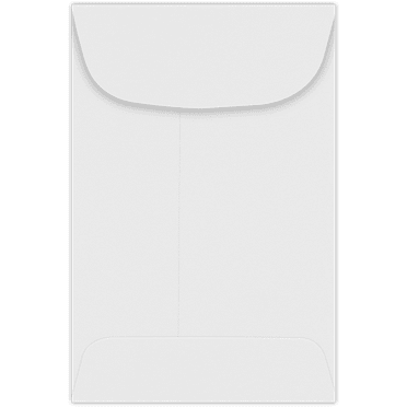 LUXPaper A1 Pointed Flap Envelopes, 3 5/8 x 5 1/8, 28 lb. Bright White ...