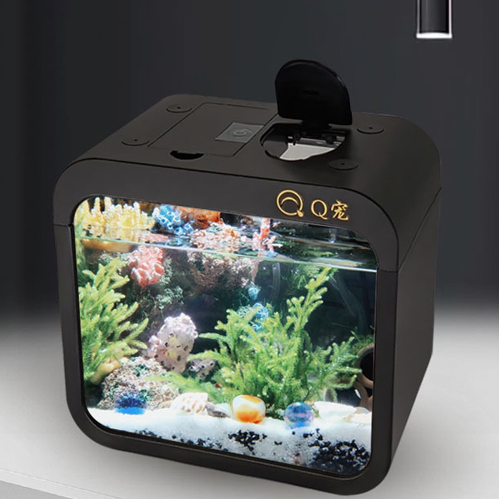 Wirlsweal Energy Saving Fish Tank Stylish Reusable Clamshell Feeding ...