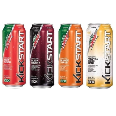 Mountain Dew Kickstart Pineapple Orange & Mango Energizing Juice Drink ...