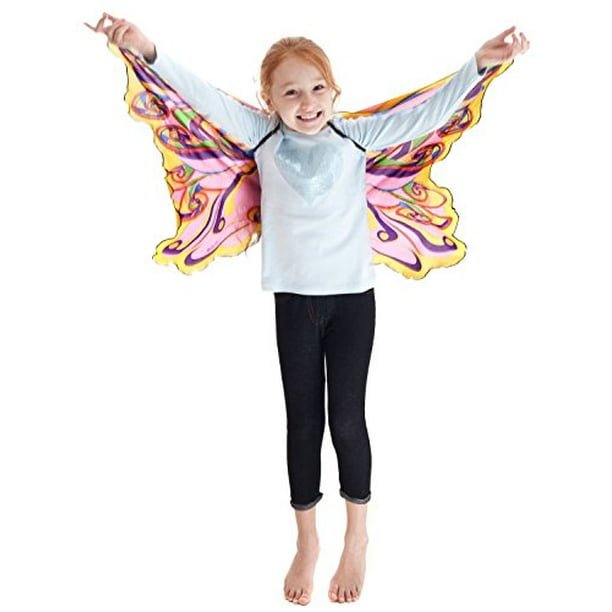 Rainbow Fairy Wings with Glitter - Walmart.com - Walmart.com