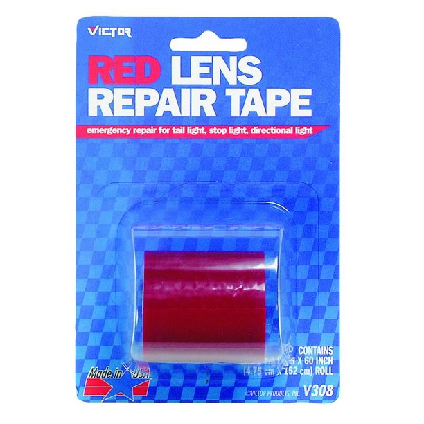 Victor V308 Lens Repair Tape, 1-7/8 in W x 5 ft L, Red - Walmart.com ...