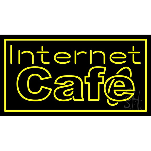 Large Format Printing LED Neon Sign 20 x 37 - inches, Clear Edge Cut ...