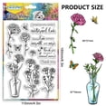 1Sheet PVC Plastic Clear Stamps for DIY Scrapbooking Photo Album ...
