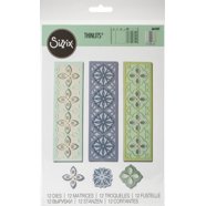 Sizzix Thinlits Die Set 3PK - Creative Backgrounds - Walmart.com