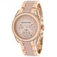 Michael Kors Women's Blair Chronograph Rose Gold Glitz Watch MK5943 ...