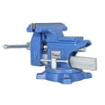 4.5" Bench Vise With Anvil Swivel Locking Base Table Top Clamp Heavy ...