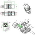 (2 Pack) IEC320 C19 Power Plug Socket Adapter, Toptekits IEC 320 C19 ...