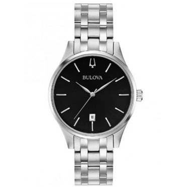 Bulova Men's Classic Stainless Steel Watch, 96B300 - Walmart.com