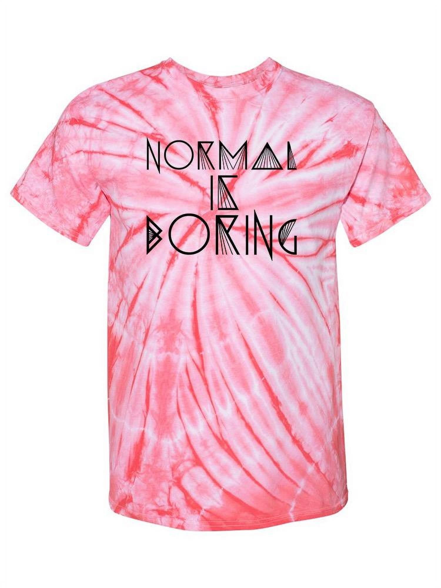 Normal Is Boring Tie-Dye Cyclone Men -Smartprints Designs, Male Medium ...