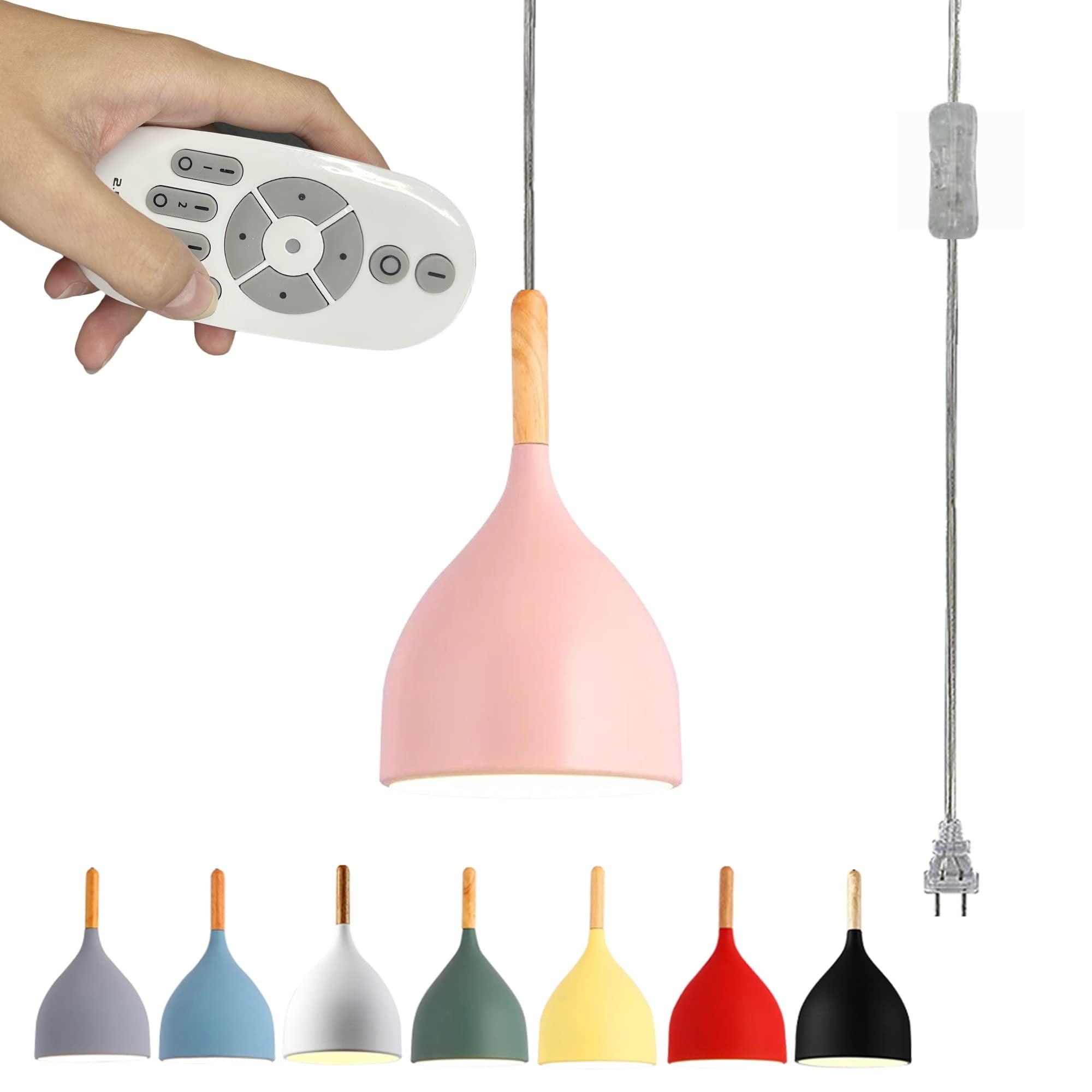 FSLiving 15 Feet Plug-in UL Listed On/Off Switch Cord with Remote ...