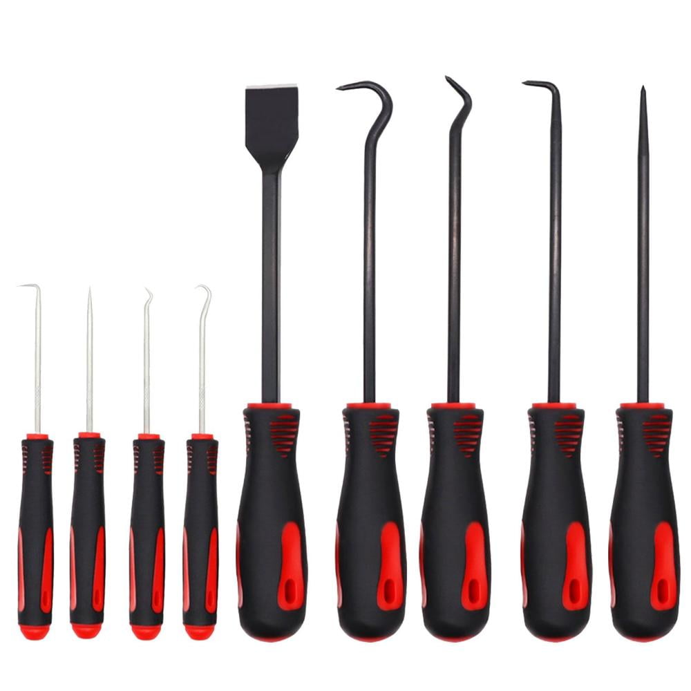 Car Screwdriver Set | 9-Piece Precision Pick Hook Set with Rubber ...