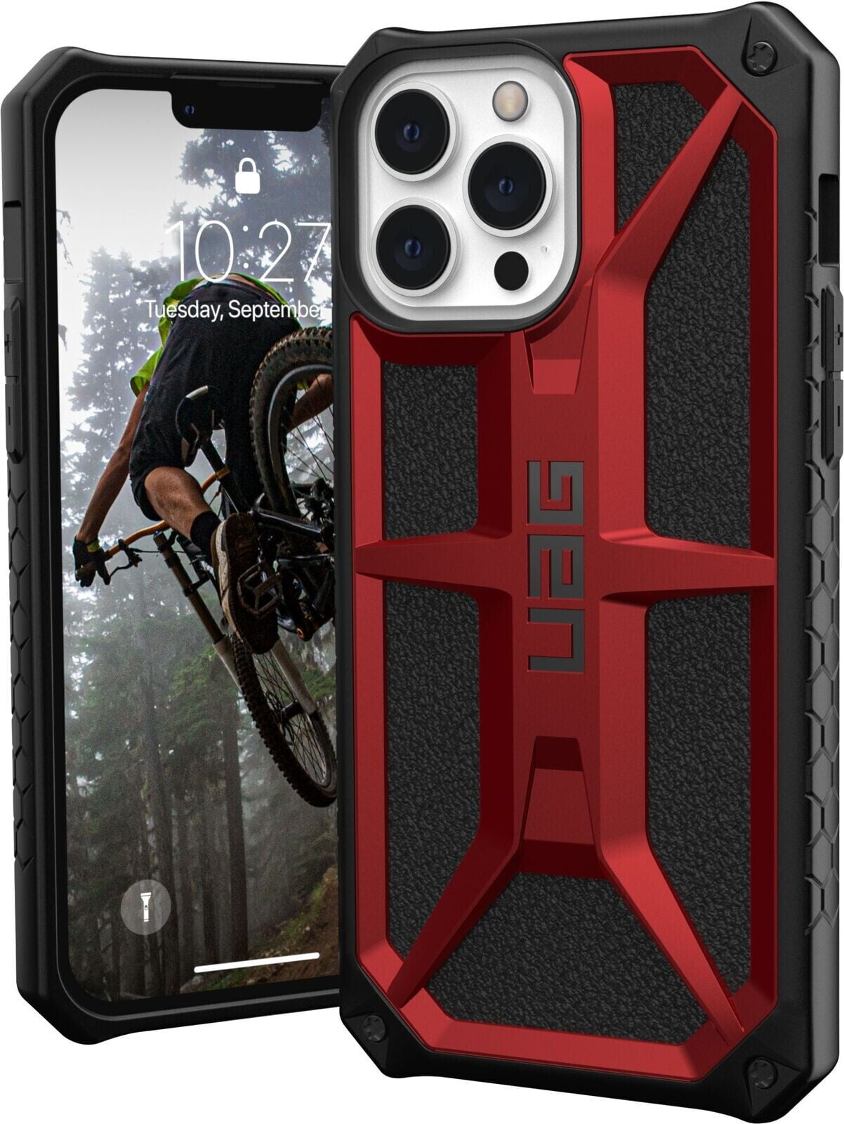UAG - Monarch Series Case for iPhone 13 Pro Max - Crimson - Walmart.com
