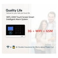 PG-103 3G WiFi GSM GPRS Home Burglar Alarm System Wireless 433MHz Security Alarm Kit W/ Siren ...