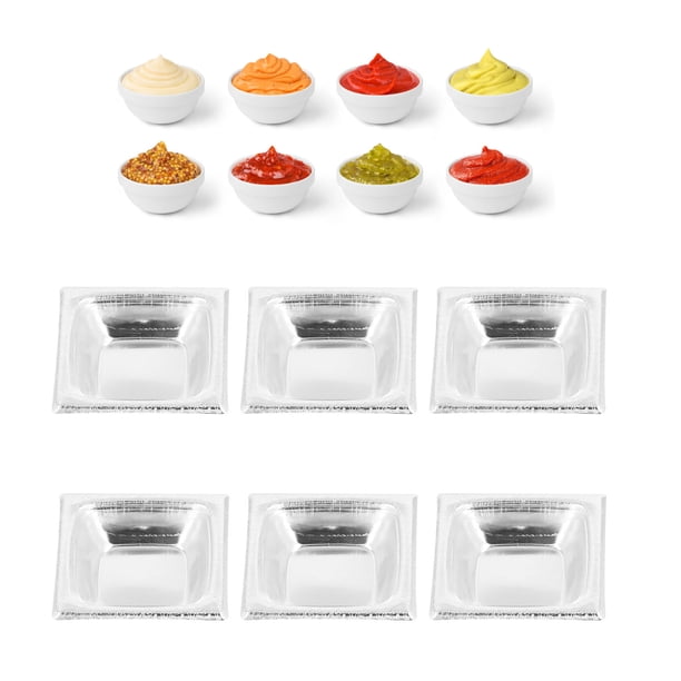 Contenedores Para Salsa, 6 Unidades De Platos Para Salsa De Soja ...