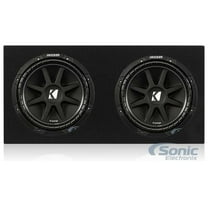 New Kicker 51CWQ104 10-Inch CompQ Series 800 Watts Dual Voice Coil 4 ...