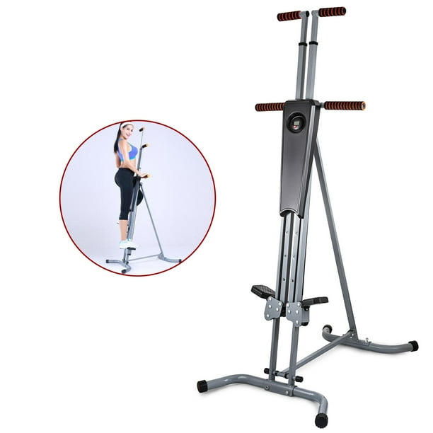 SHZOND Folding Vertical Climber Stepper 2 in 1 Cardio Exercise Fitness ...