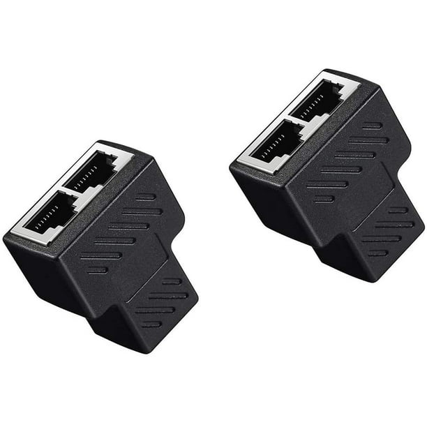 Coupler Ethernet Distributor 1 to 2 Female to Female Ethernet Coupler ...