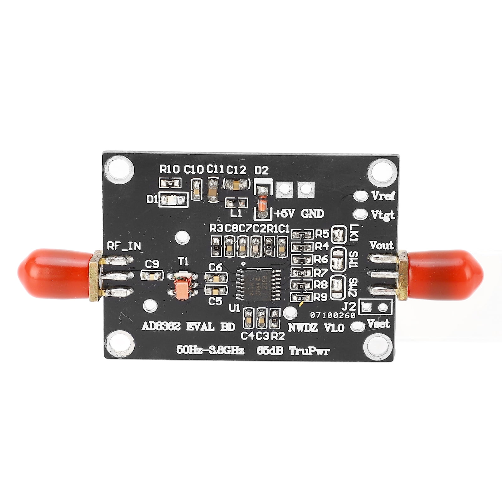 Amplificador detector RMS, módulo PCBA RMS de 50 Hz a 3,8 GHz Módulo A ...