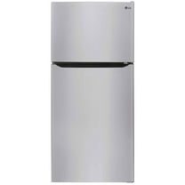 LG LRTLS2403S 23.8 Cu. Ft. Stainless Steel Top Mount Refrigerator With ...