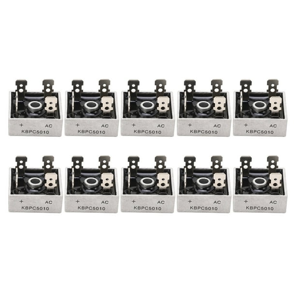 Diode Bridge Rectifier,10Pcs 1000V 50A Single Single Phase Diode Bridge ...