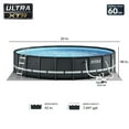 INTEX Ultra XTR 20’ x 48” Round Above Ground Pool Set w/ Sand Filter ...