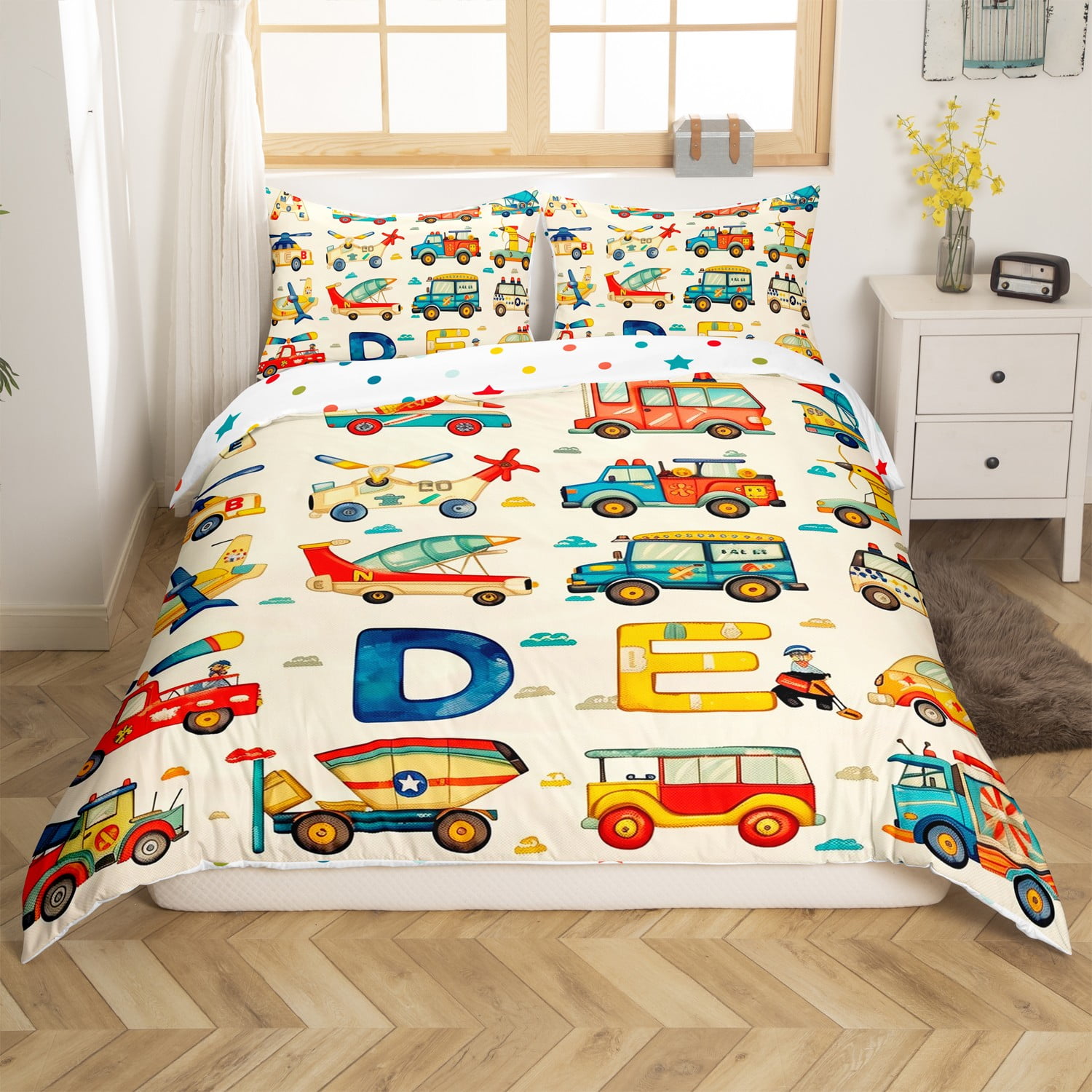 Click here for Yst Kids Bedding Sets Excavator Boys Duvet Cover C... prices