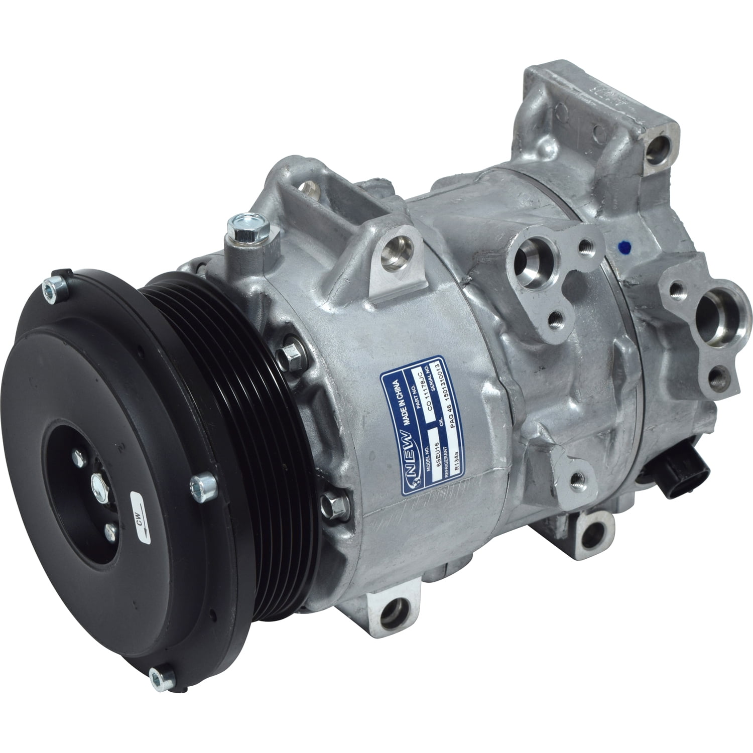 New UAC CO 11178JC A/C Compressor -- 6SEU16C Compressor Assembly ...