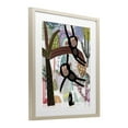 Exotic Monkey & Toucan Birch Framed Print Under Glass, design by Carla ...