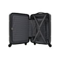 Travelers Club 20" Skyline rolling hard case carry-on luggage - Black ...