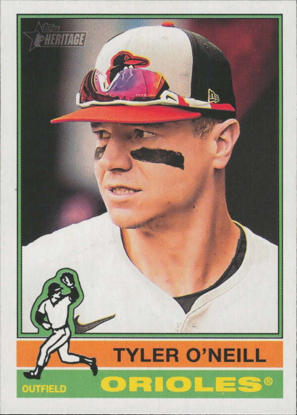 2025 TOPPS HERITAGE #246 TYLER O'NEILL BALTIMORE ORIOLES - Walmart.com