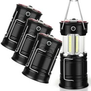 Consciot LED Camping Lantern, 1000LM, D Battery, 4 Modes, Dimmable, Water-Resistant, 2-Pack ...