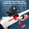 30in Foam Dart Blaster[with 50 Soft Darts] – Shell Ejecting Soft Dart ...