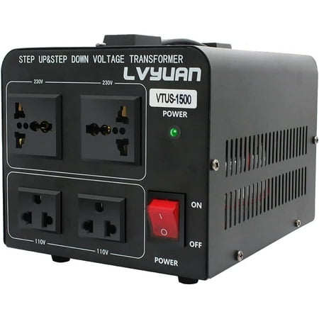 XBRW VTF-1500 Heavy-Duty Power Transformer 1500w AC 110/220V Step Up ...
